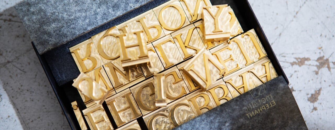 Guide: The Letterpress Printing Process (in depth) - Metallic Elephant